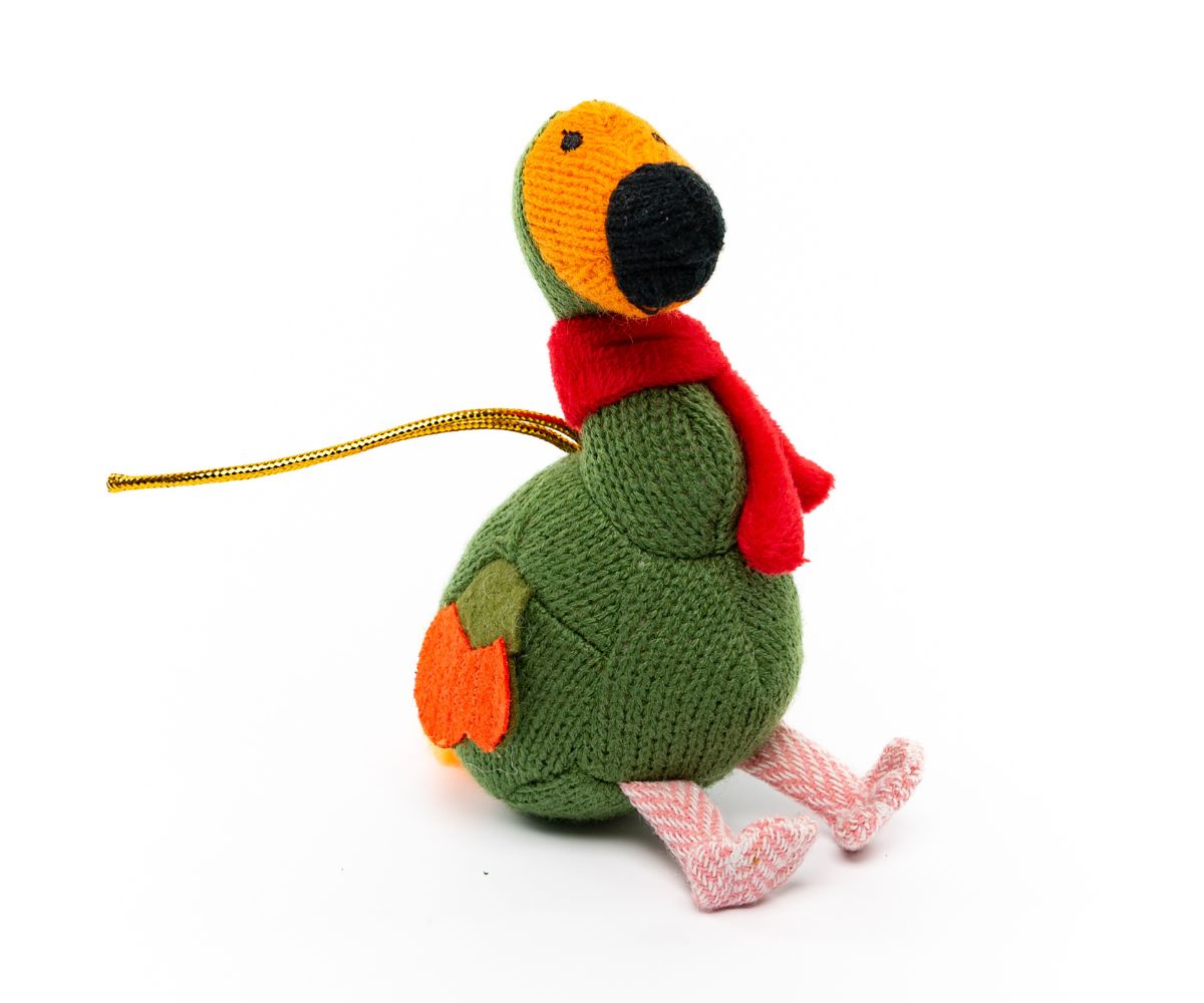 Knitted Dodo Christmas Tree Decoration - Unusual Christmas Baubles