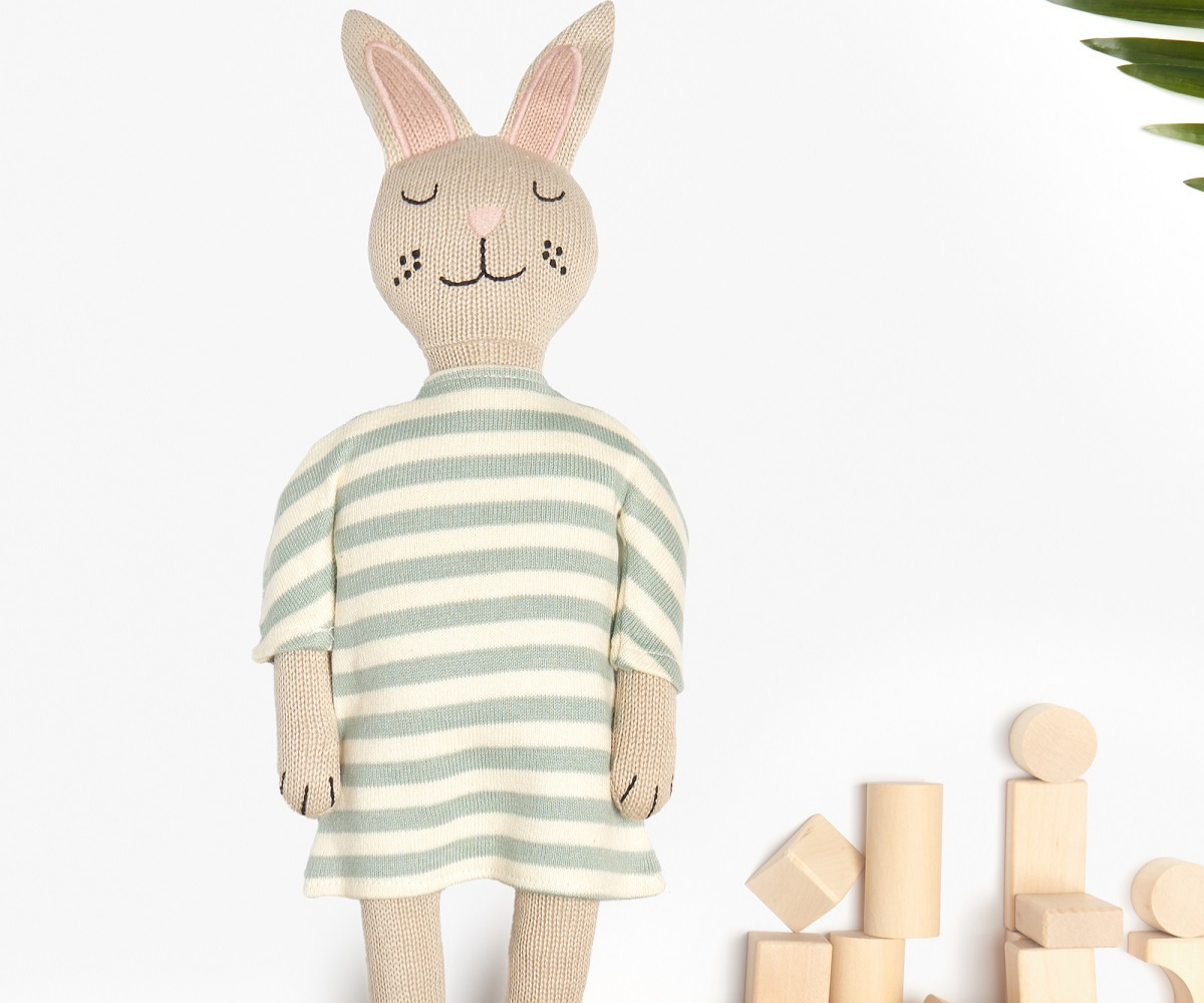 Organic Cotton Scandi Toys - Best Years Ltd Bunny Doll