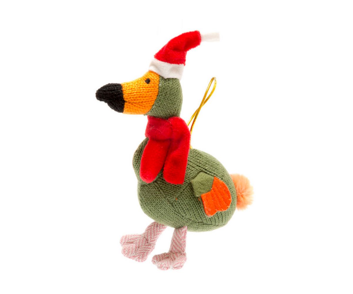 Knitted Dodo Christmas Tree Decoration - Unusual Christmas Baubles