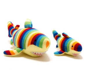 Dinosaur Baby Toys - knitted dinosaur baby rattles