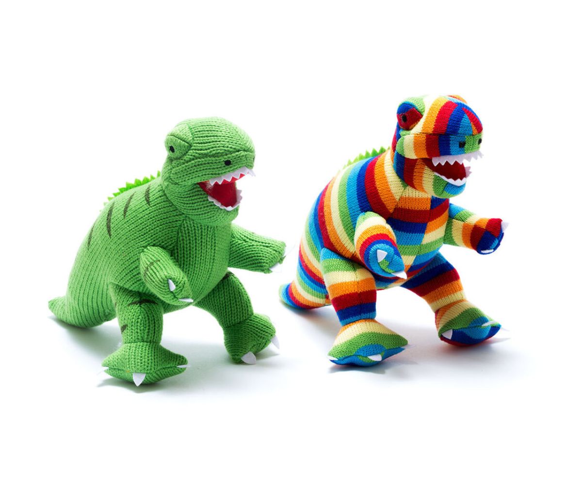 Best Dinosaur Toys T Rex Dinosaur Toy Stripe knit, Kids Gift